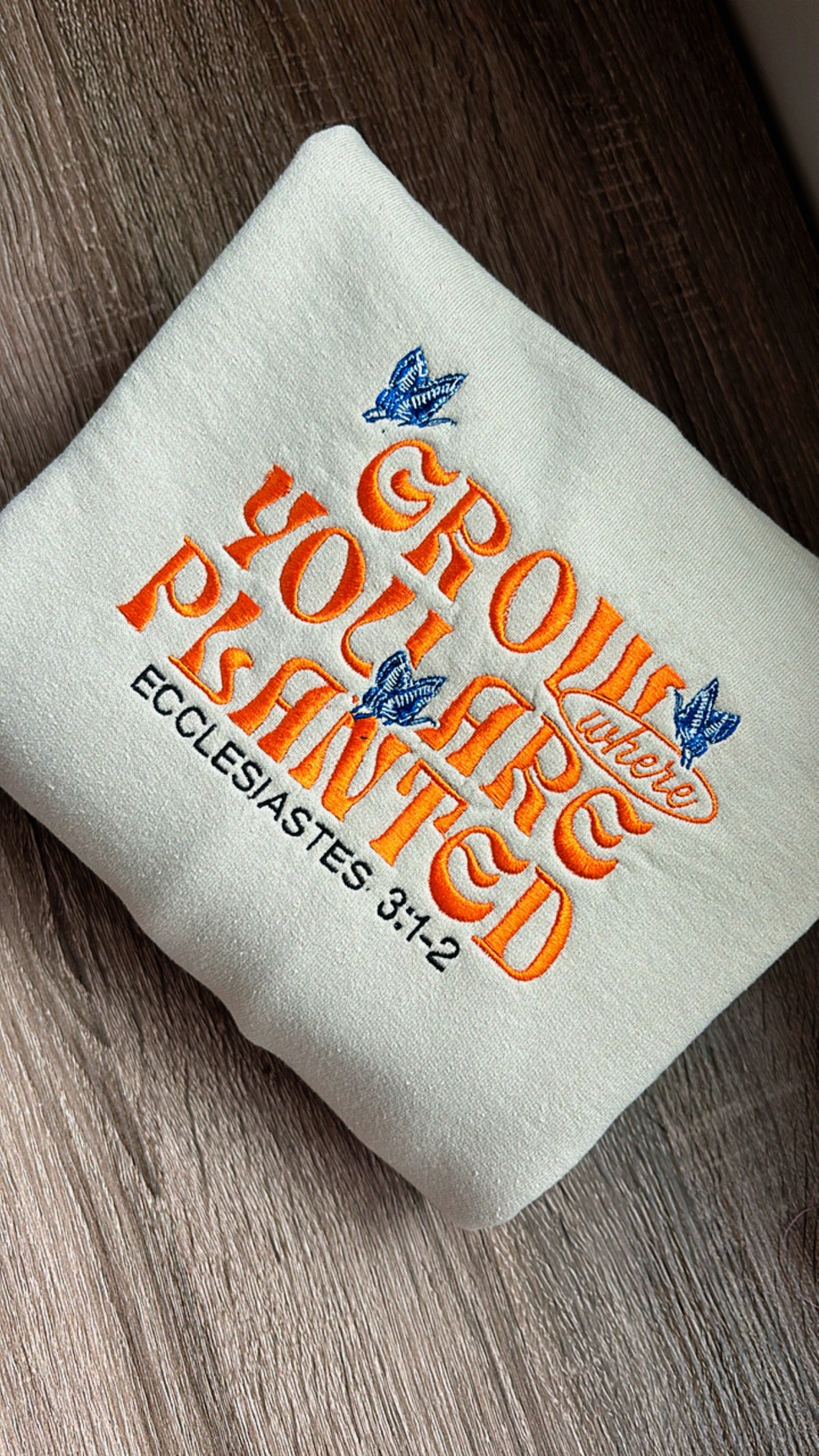 Embroidered Bible Verse - Etsy