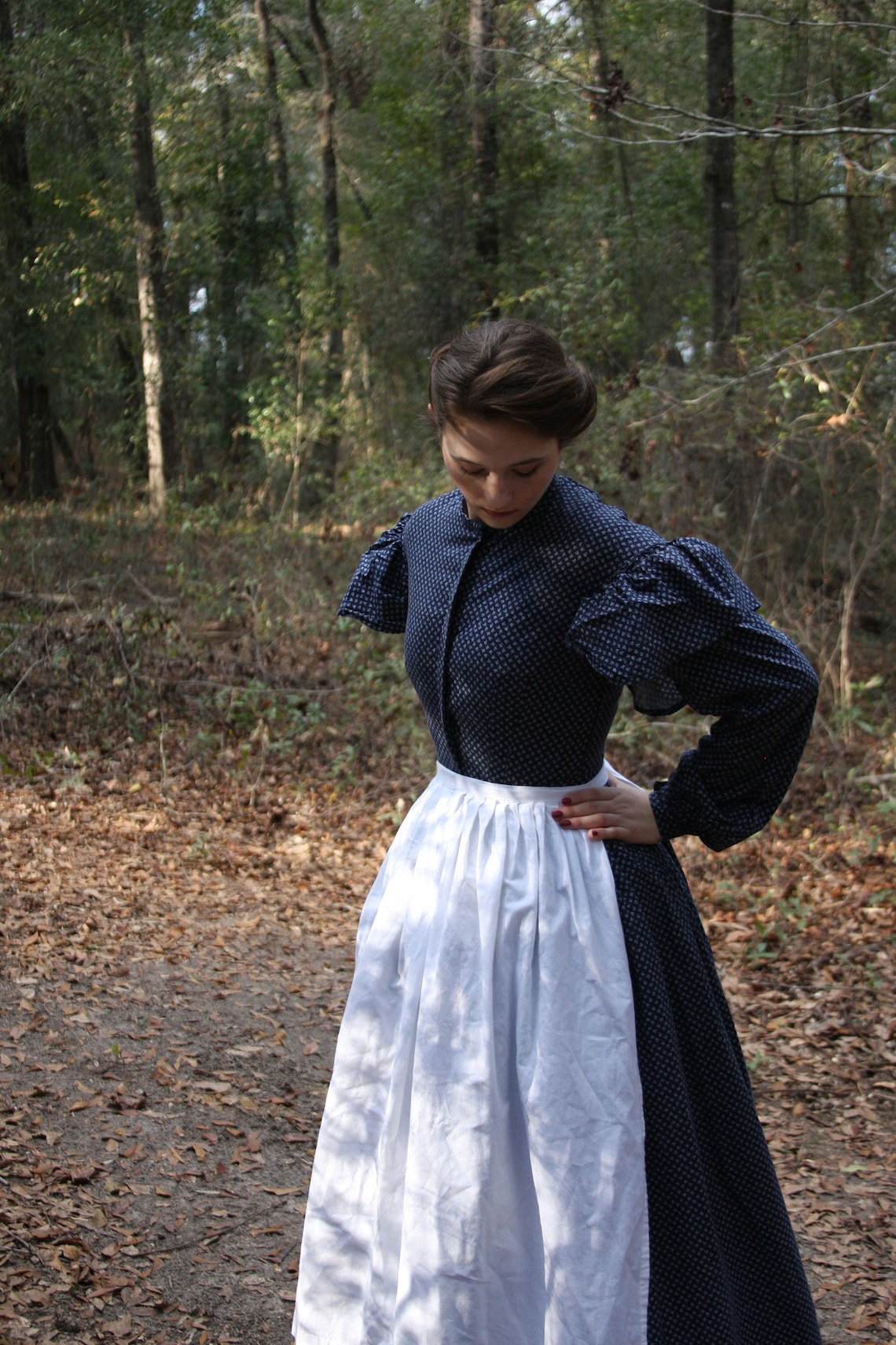 Plain Pleated Apron - Etsy