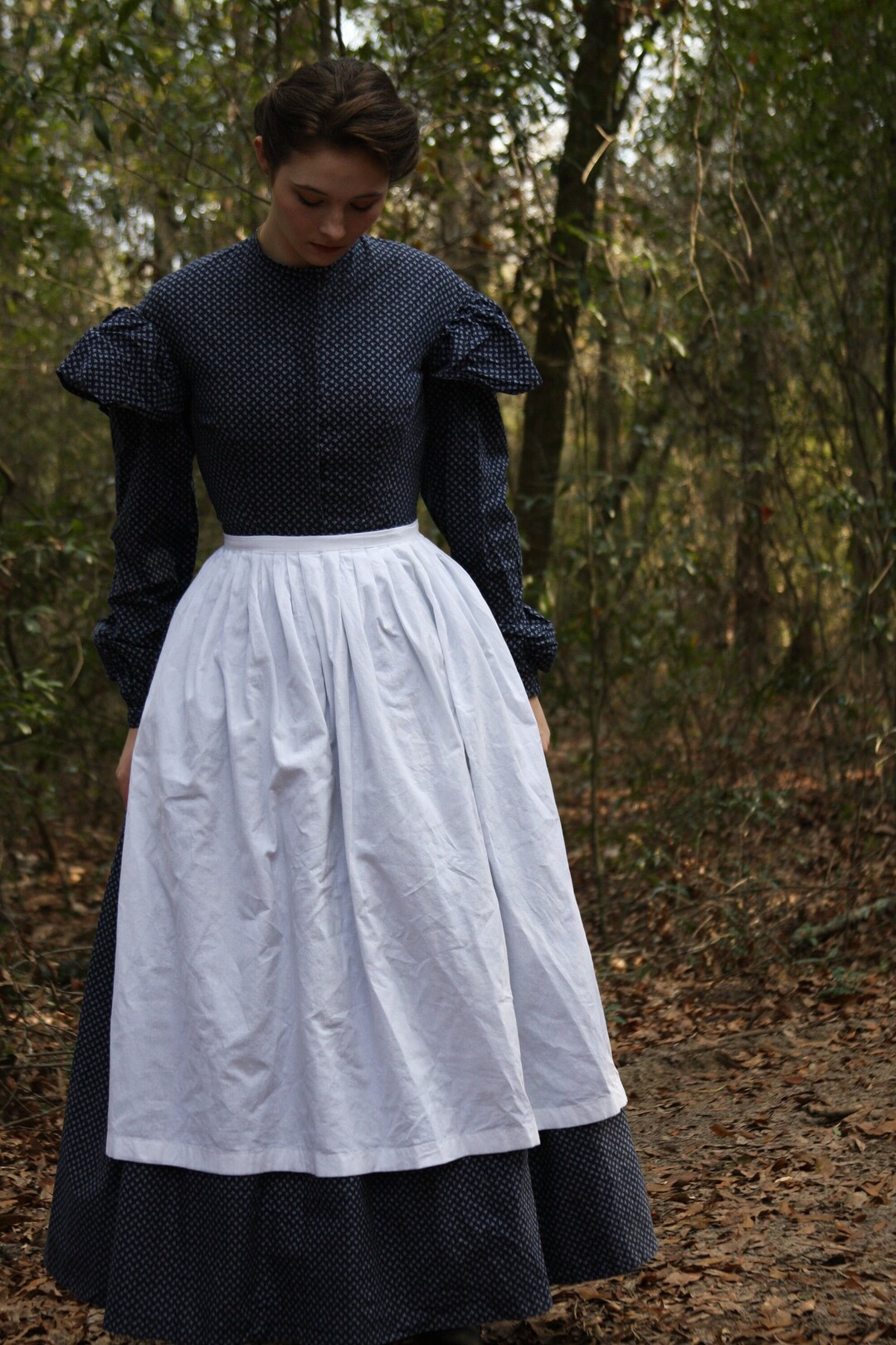 Plain Pleated Apron - Etsy