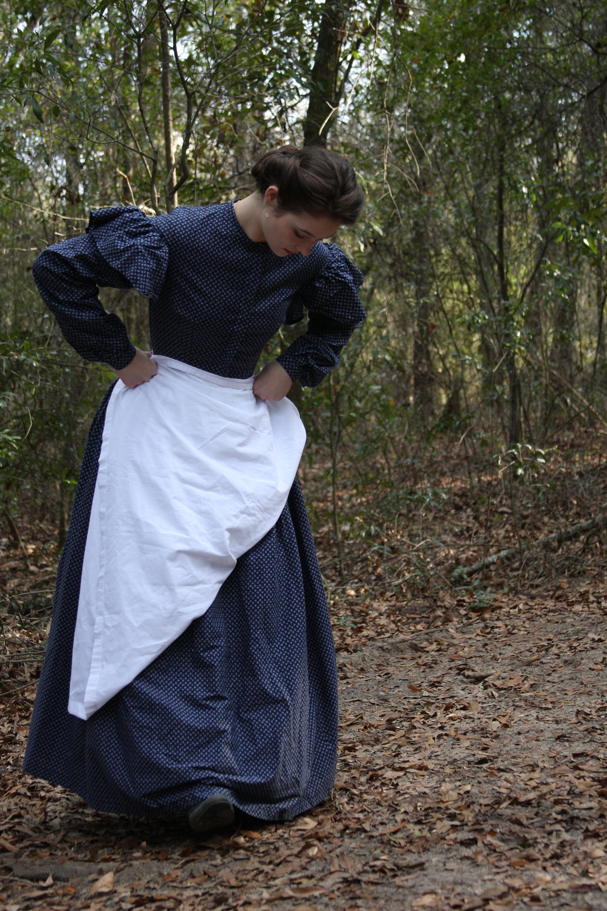 Plain Pleated Apron - Etsy