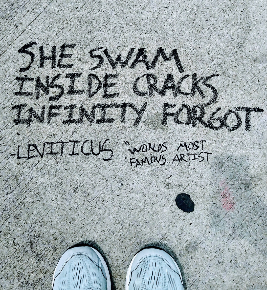 Infinity My NYC Sidewalk Poem Available as Print Poster or Canvas Wall ...