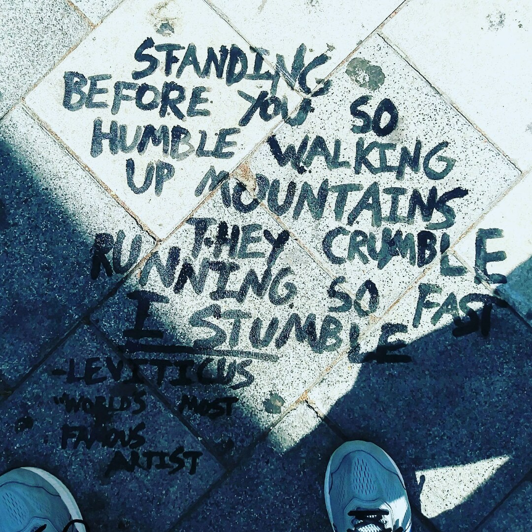 Original Street Poem Poetry Street Art Poster Print Depicting Photo of ...