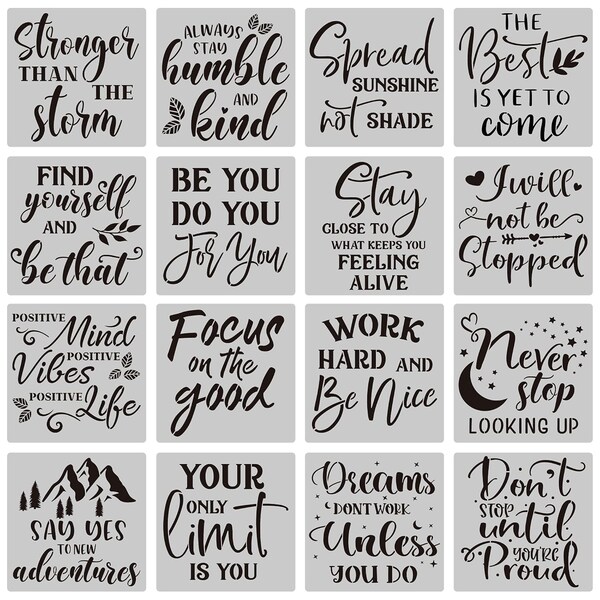 Word Stencils - Etsy