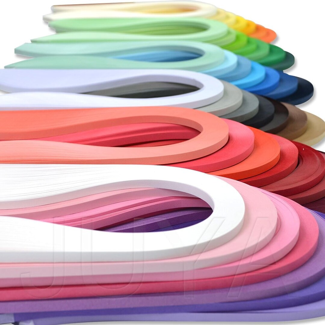 Single Color Paper Quilling Strips Set 42 Colors 100 Strips - Etsy