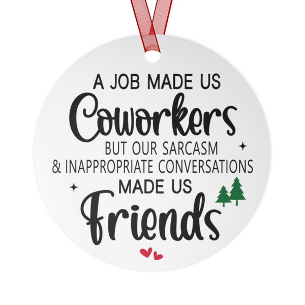 Job Made Us Friends Ornament - Etsy