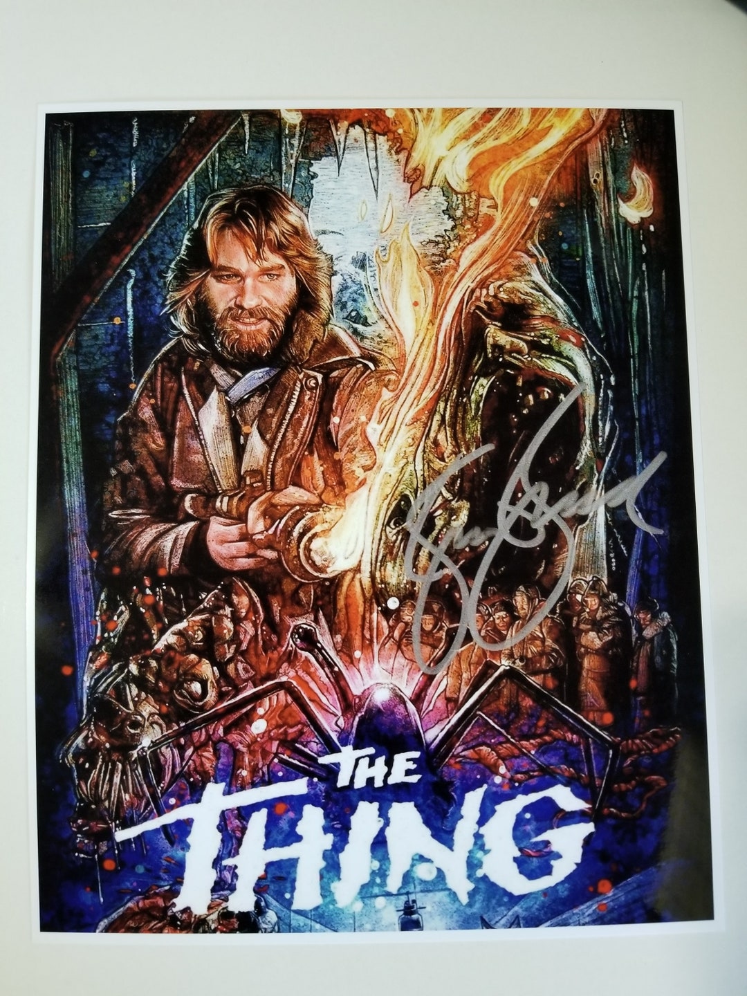 The Thing Signed 8x10 Photo RP Kurt Russell / Horror - Etsy
