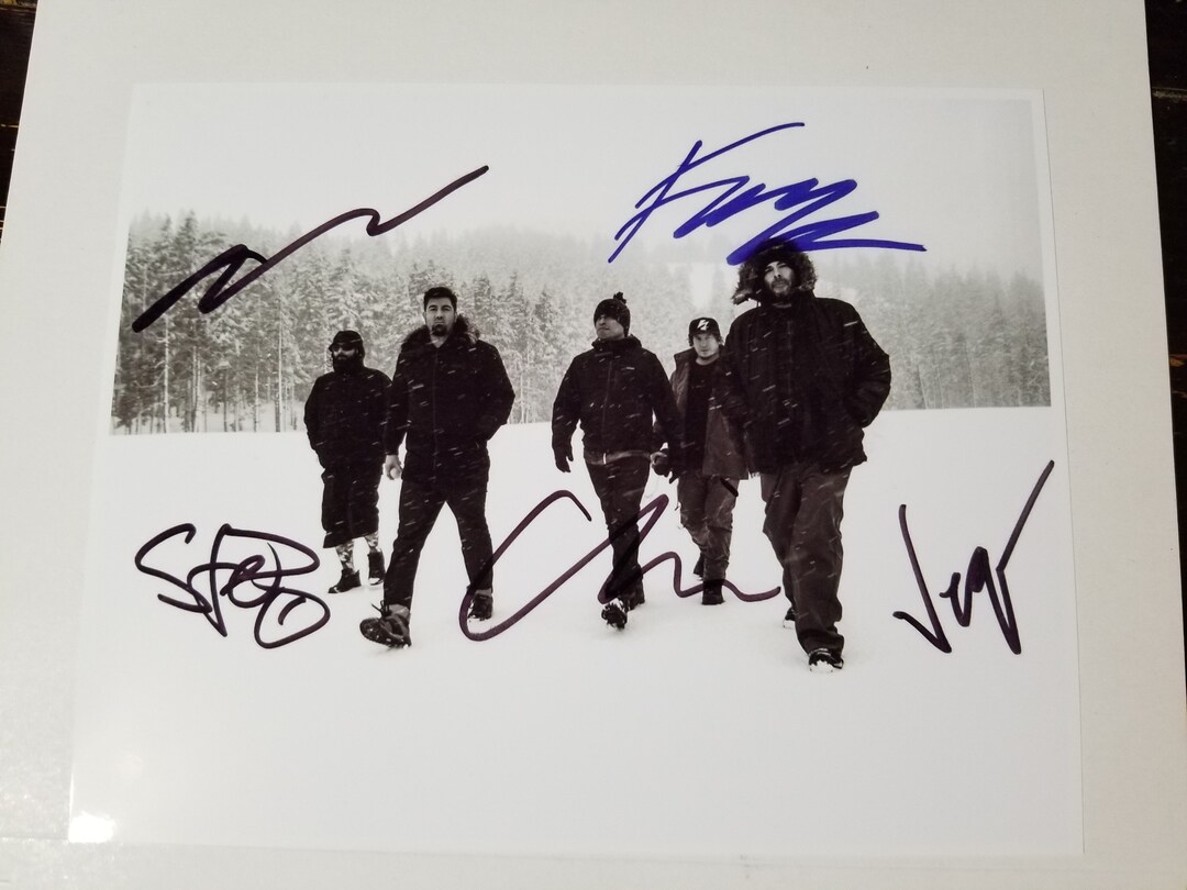 Deftones Signed 8x10 Photo RP 90's Alternative - Etsy