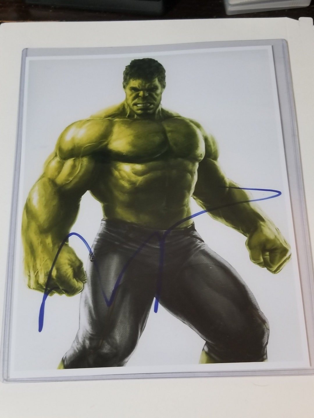 Avengers Signed 8x10 Photo RP Hulk / Mark Ruffalo - Etsy