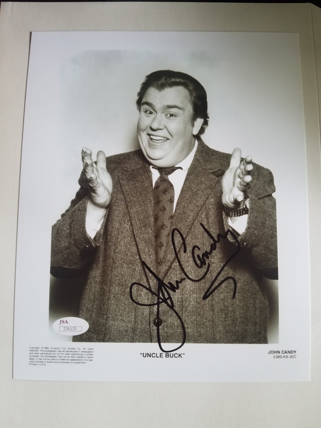 John Candy Signed 8x10 Photo RP 80's - Etsy