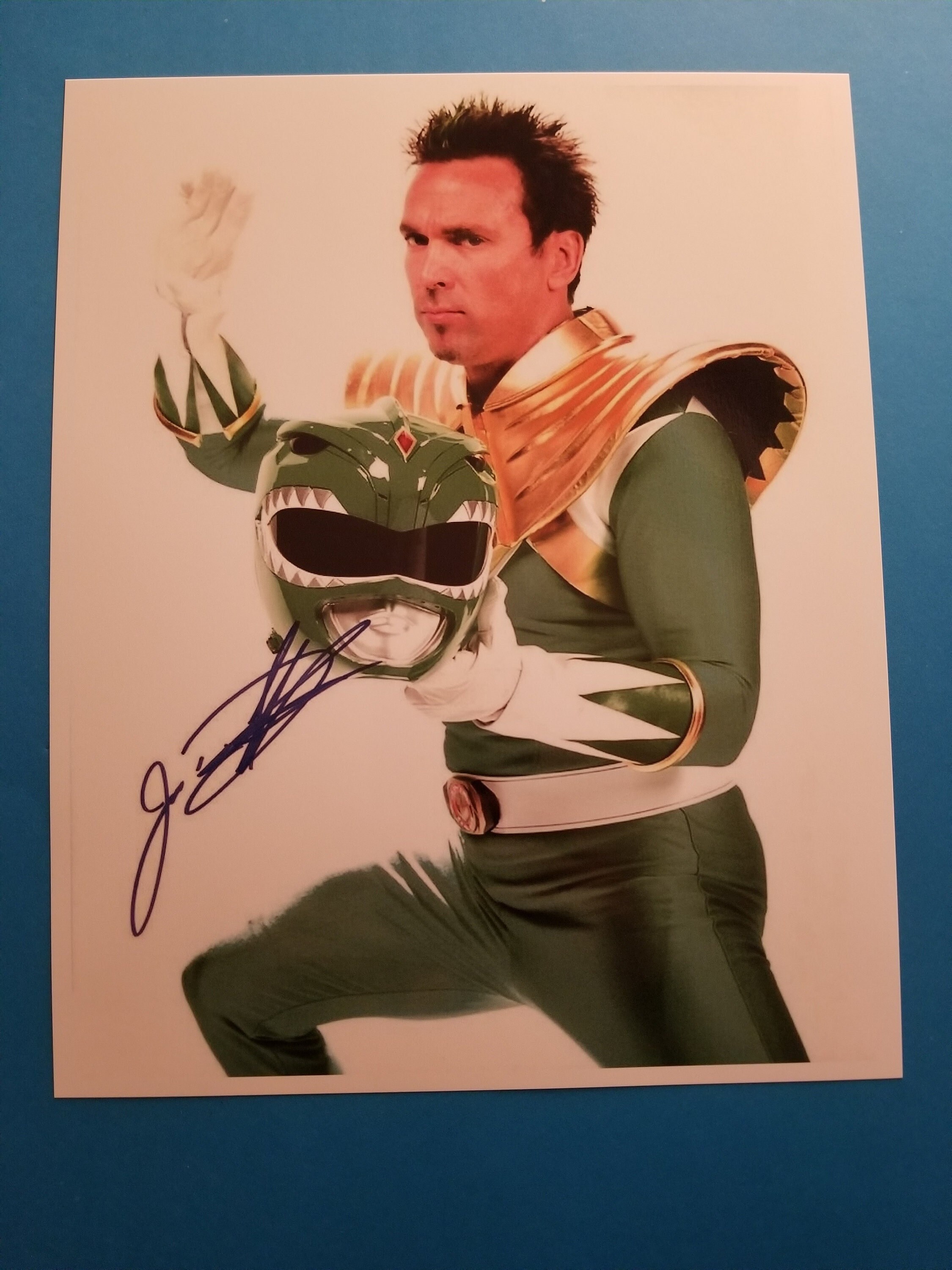 Green Power Ranger Signed 8x10 Photo RP jason David Frank - Etsy