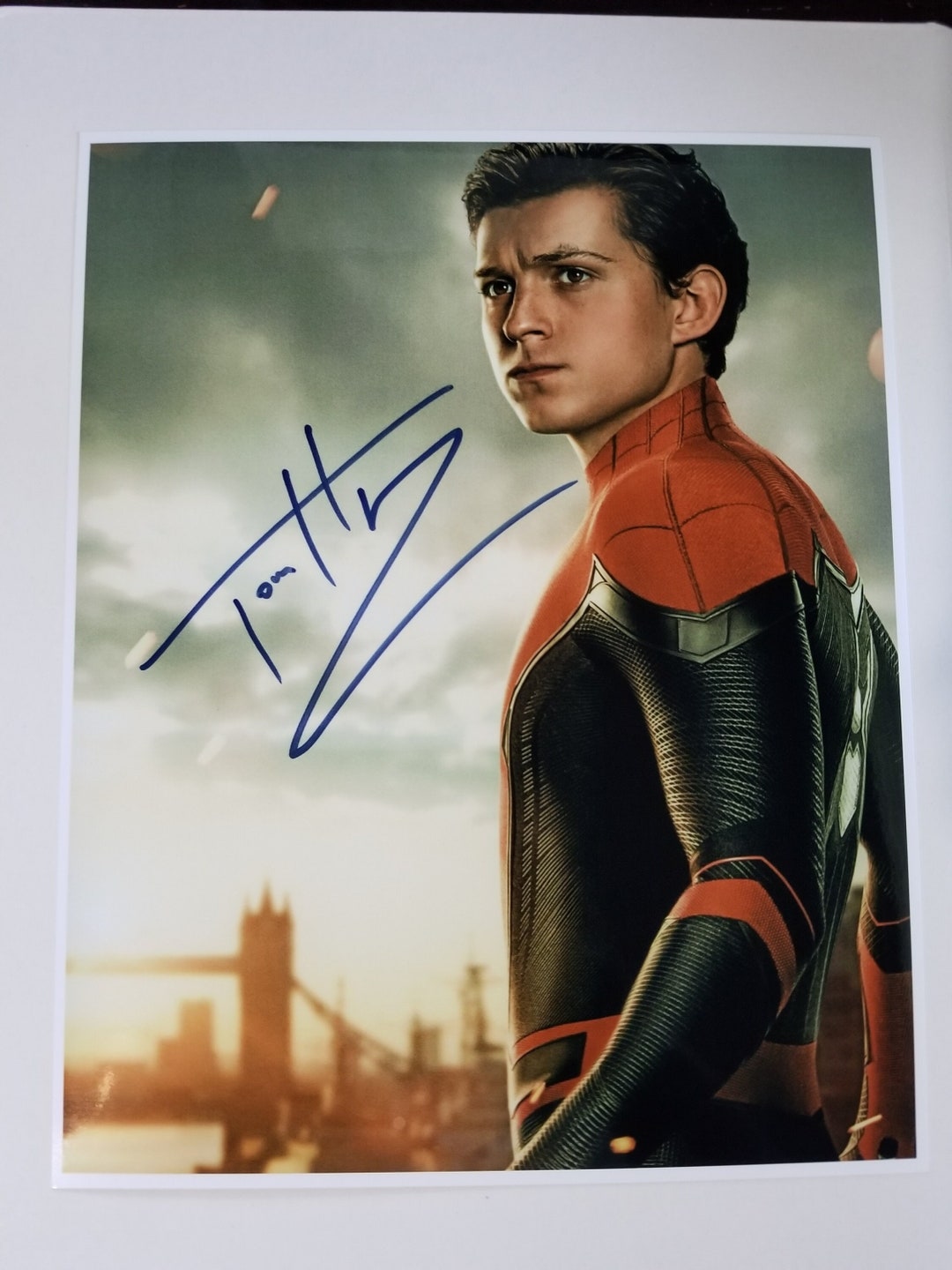Tom Holland Signed 8x10 Photo RP Spiderman - Etsy