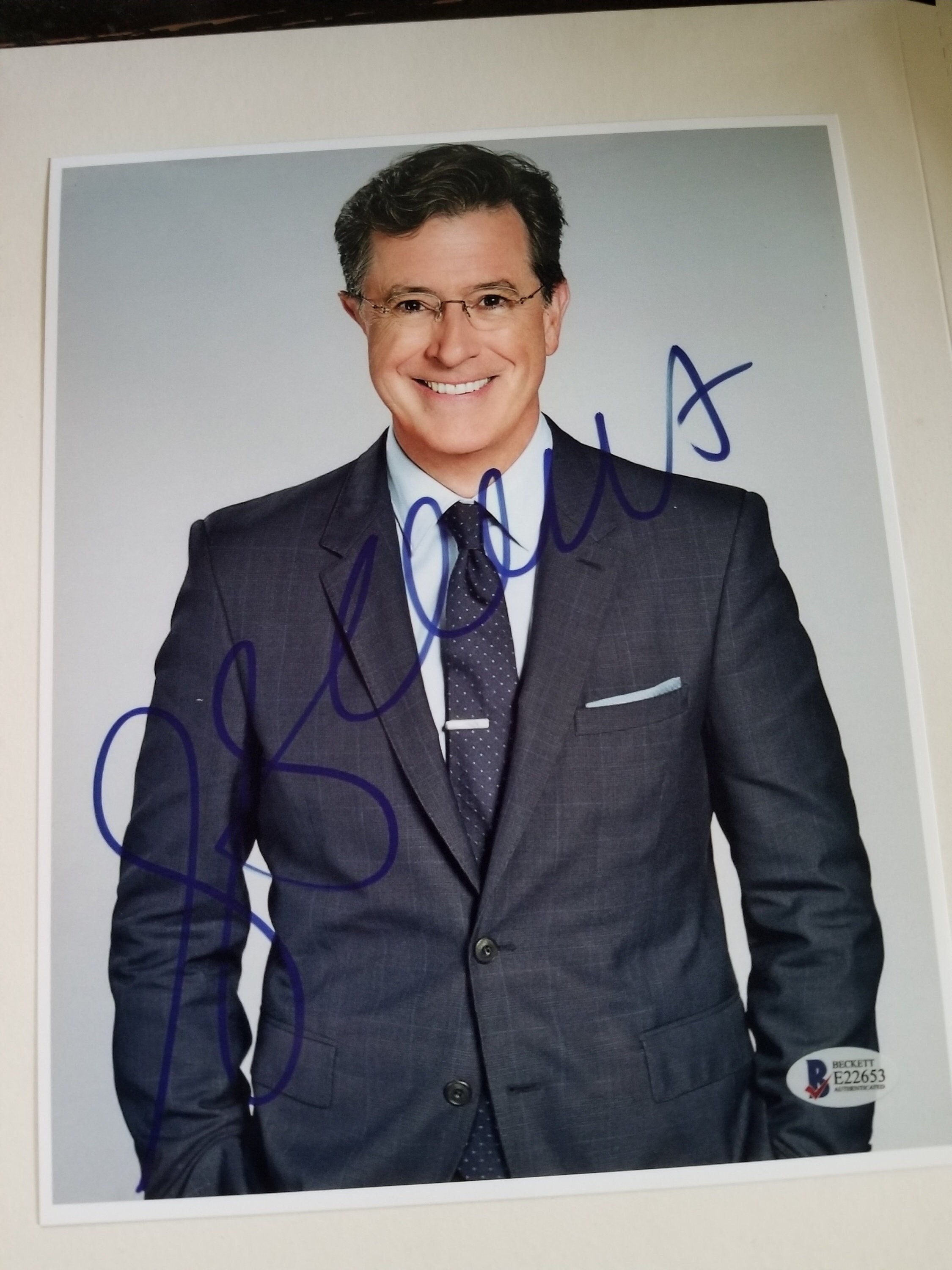Stephen Colbert Signed 8x10 Photo RP - Etsy