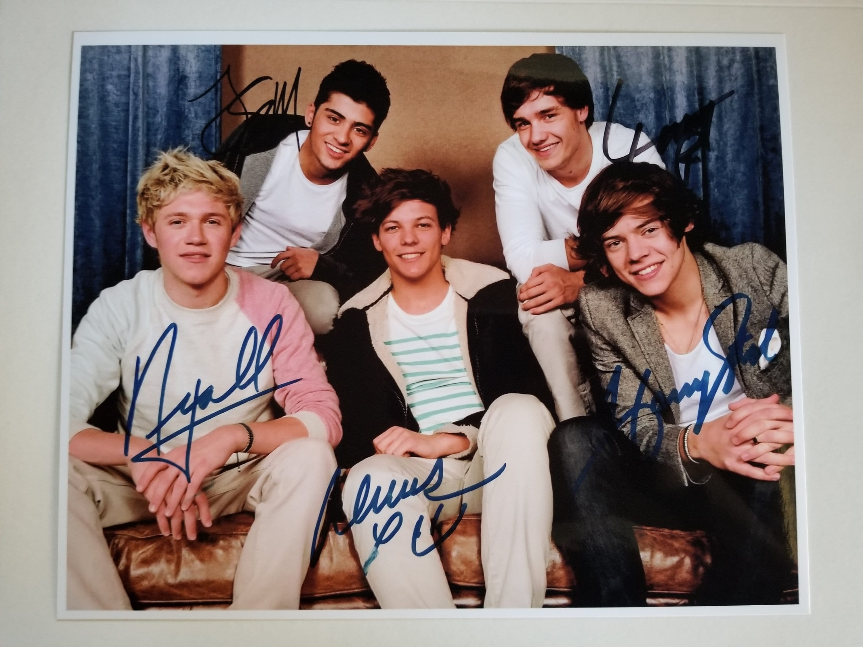 One Direction Signed Poster