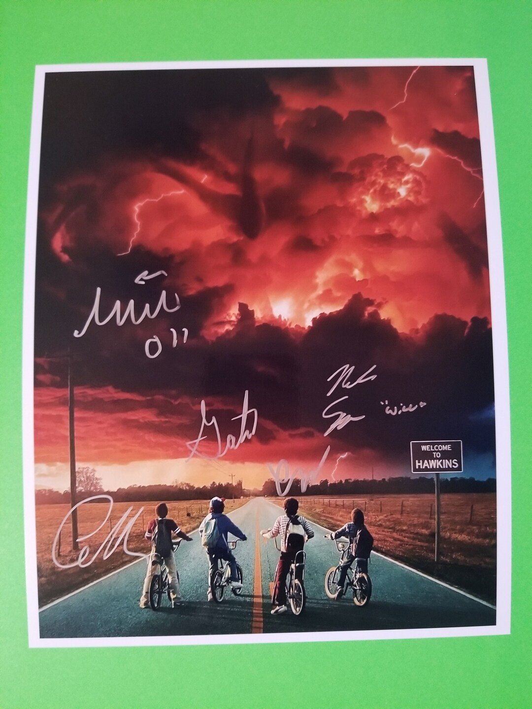 Stranger Things Signed 8x10 Photo RP Cast - Etsy