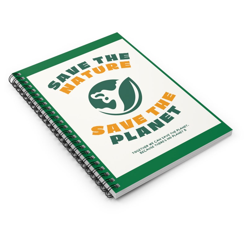 Climate Change Notebook Save the Nature - Etsy