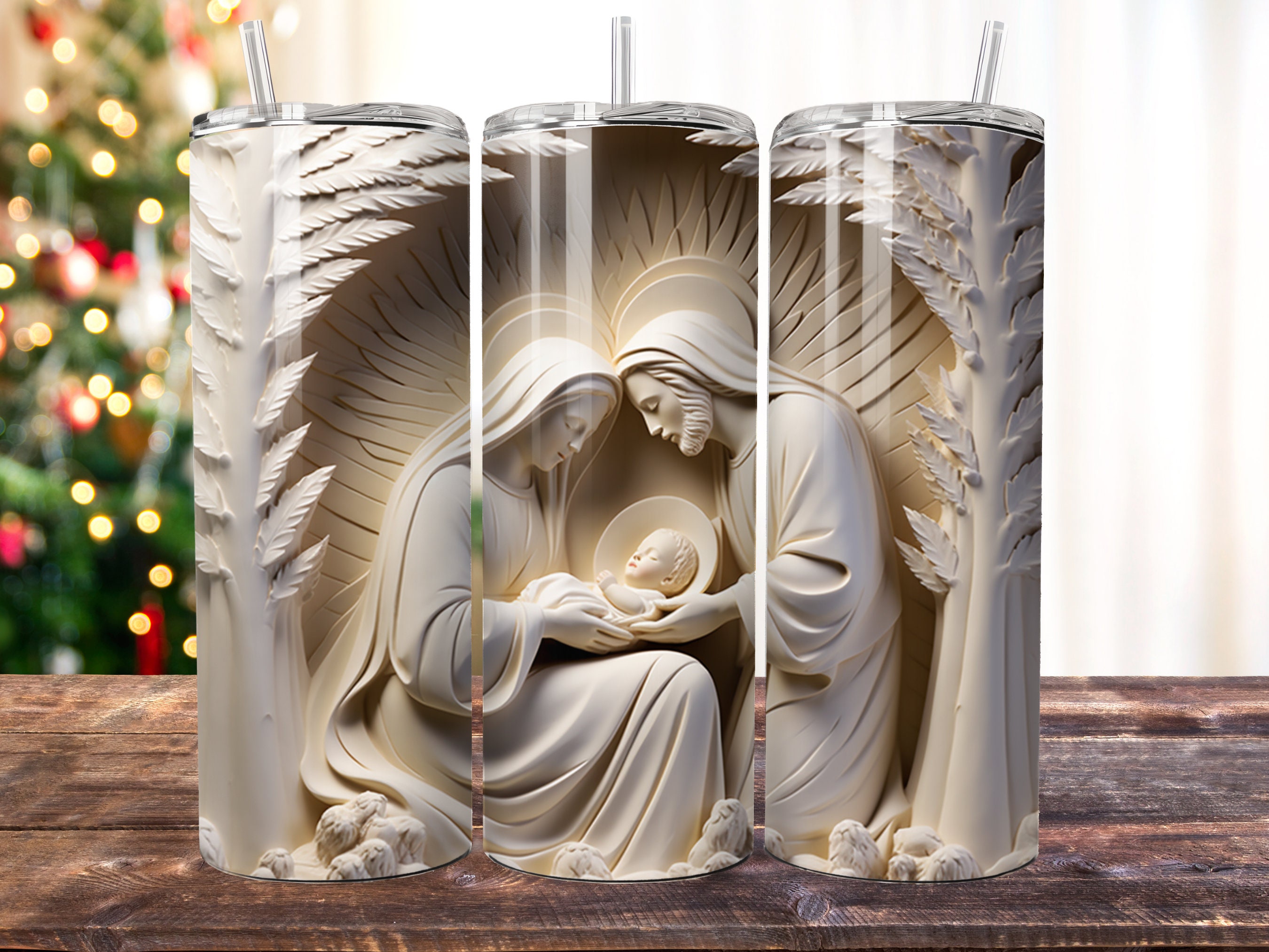 Outdoor Nativity Set For Yard Solar Brylanehome 72"l Winterberry ...