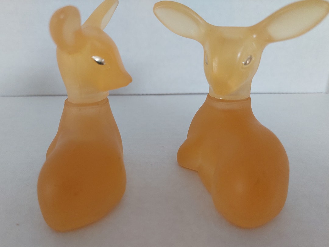 Avon Precious Doe Sweet Honesty Cologne Glass Decanter SET OF 2 - Etsy