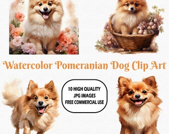 Watercolor Baby Tiger Clip Art, 10 High Quality 300 DPI JPG Images With ...