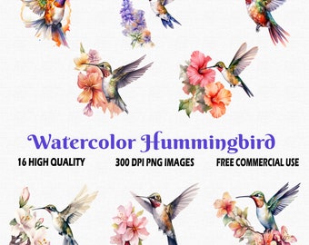 Watercolor Woodland Wildlife Clip Art, 70 High Quality (300 DPI) PNG ...
