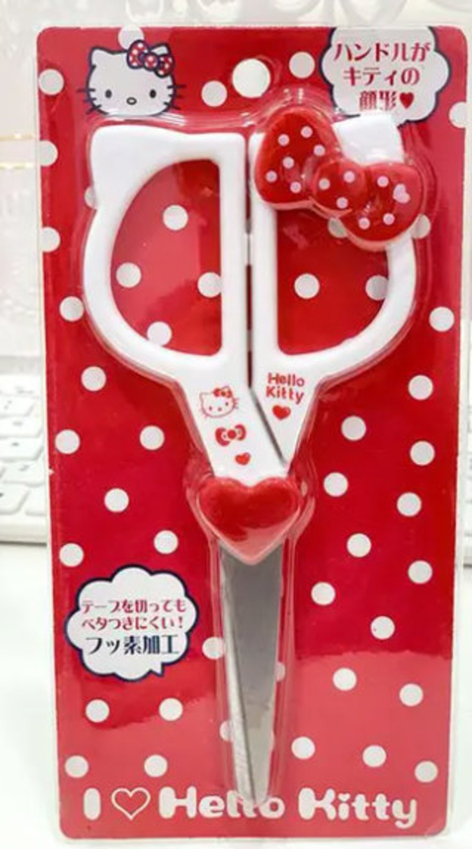 Red and White Hello Kitty Scissors Hk Scissors Sanrio Characters Sanrio ...