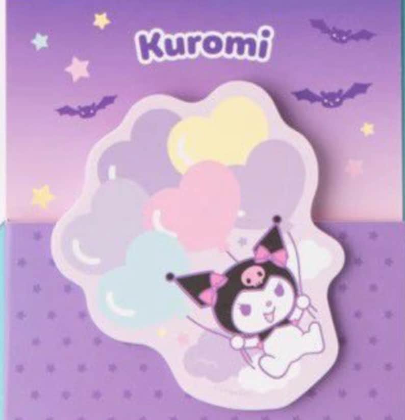 Kuromi Balloon Sticky Notes Kuromi Sticky Notes Sanrio - Etsy