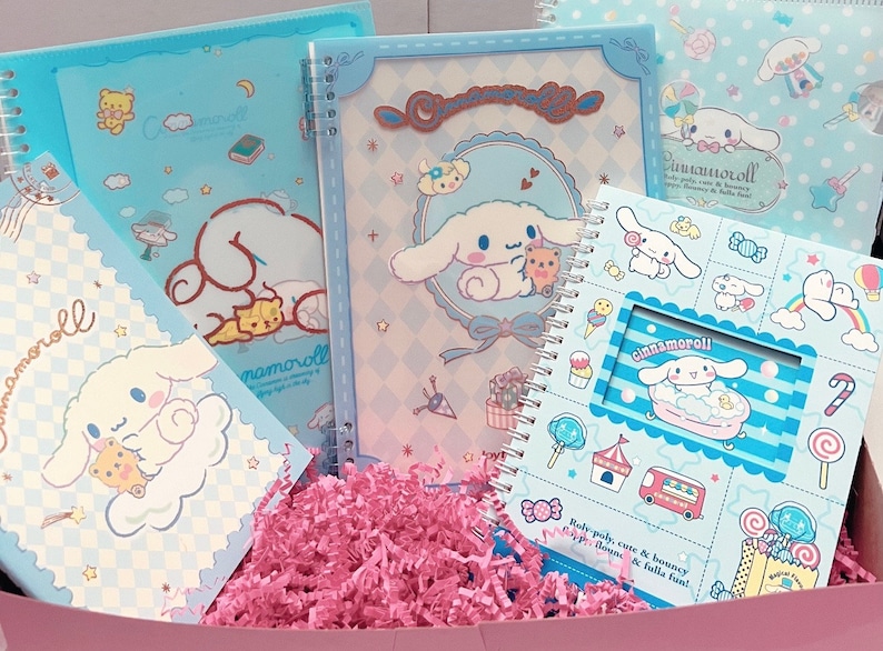 Cinnamoroll Notebook Bundle Sanrio Notebooks Japanese Kawaii ...