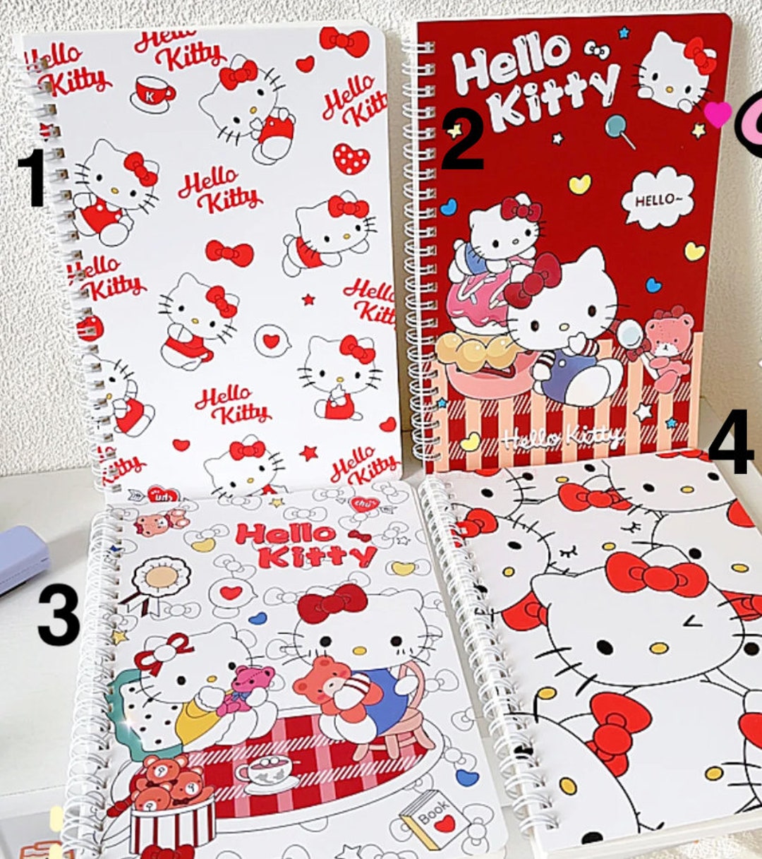 Hello Kitty Notebooks Sanrio Hello Kitty Cute Hello Kitty - Etsy Australia
