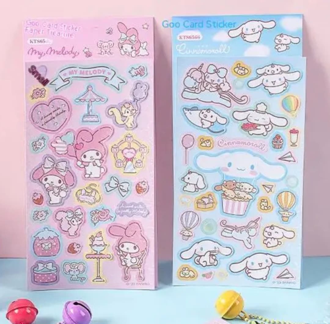 Sanrio Stickers Cute Sanrio Character Stickers Sanrio - Etsy
