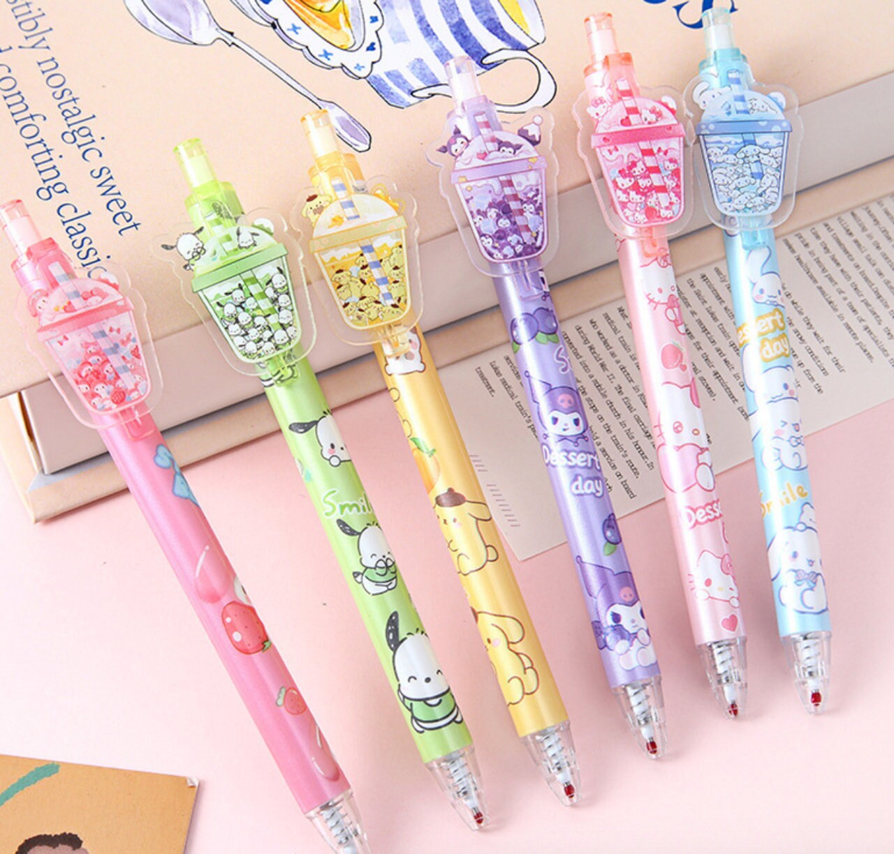 Sanrio Boba Pens Sanrio Characters Boba Pen Boba Pen Cute Boba Sanrio ...