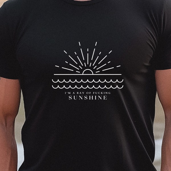 Im A Ray Of Fucking Sunshine Shirt Etsy