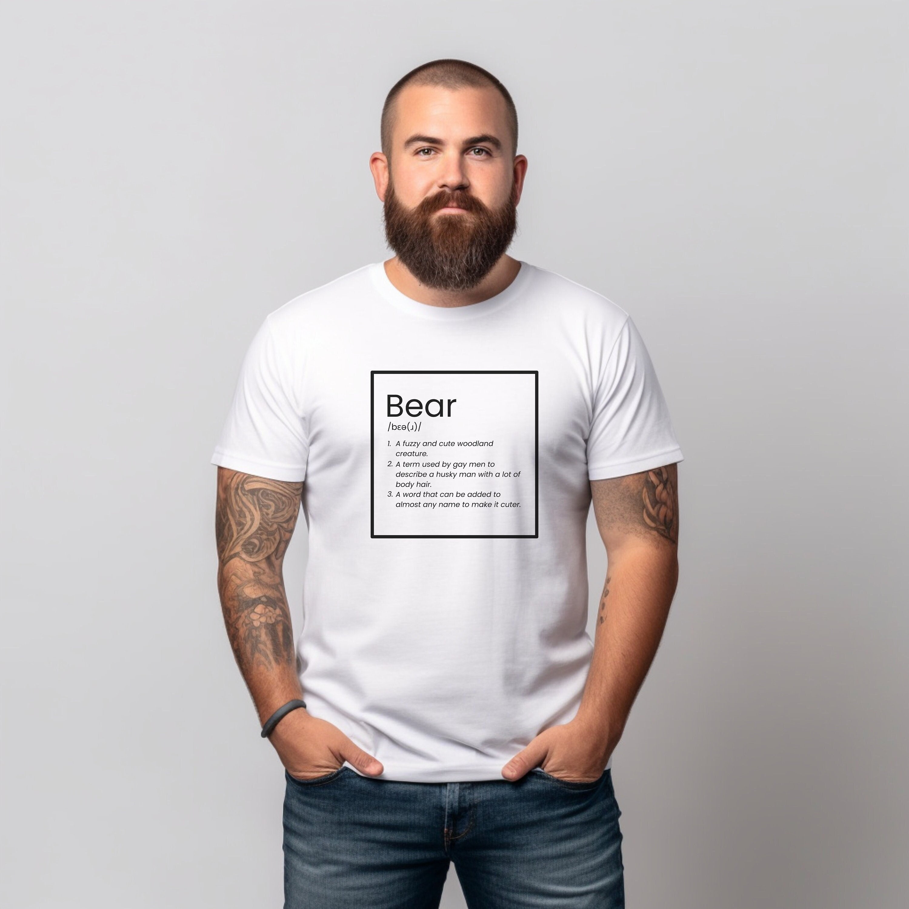 Bear Definition Shirt, Bear Shirt, LGBTQ Shirt, Funny Bear Shirt, Gay ...