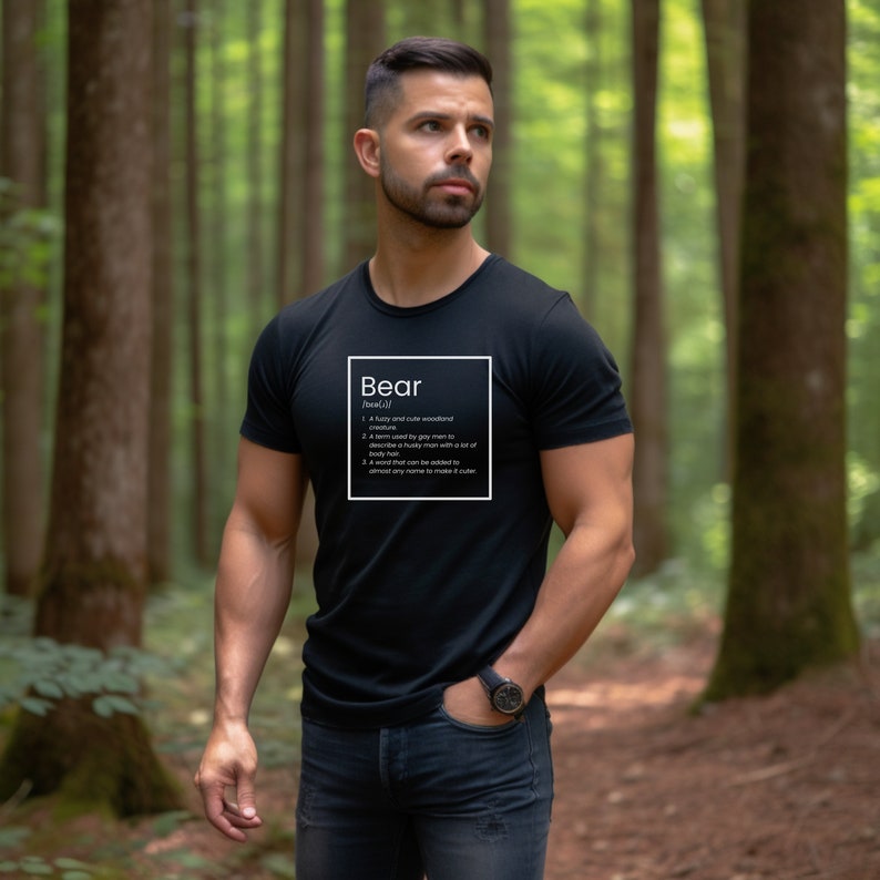 Bear Definition Shirt, Bear Shirt, LGBTQ Shirt, Funny Bear Shirt, Gay ...