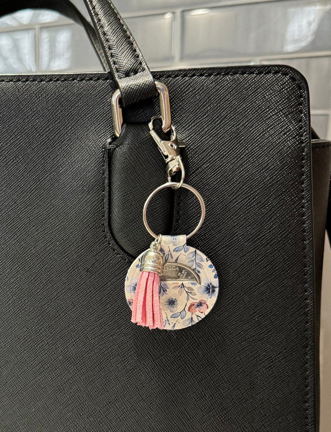 Quarter Keeper Keychain, Quarter Holder Keychain, Gifts Under 5, Aldi ...