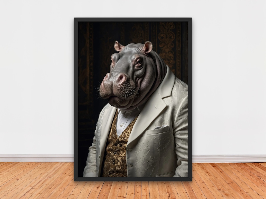 Distinguished Renaissance Hippo Portrait, Renaissance Portrait Painting ...