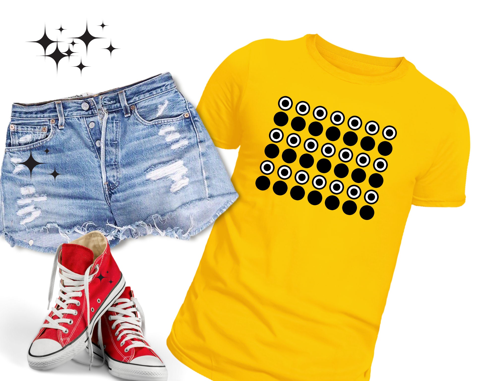 Circle Pattern Svg Png Jpg Pdf Seamless Geometric Background for ...