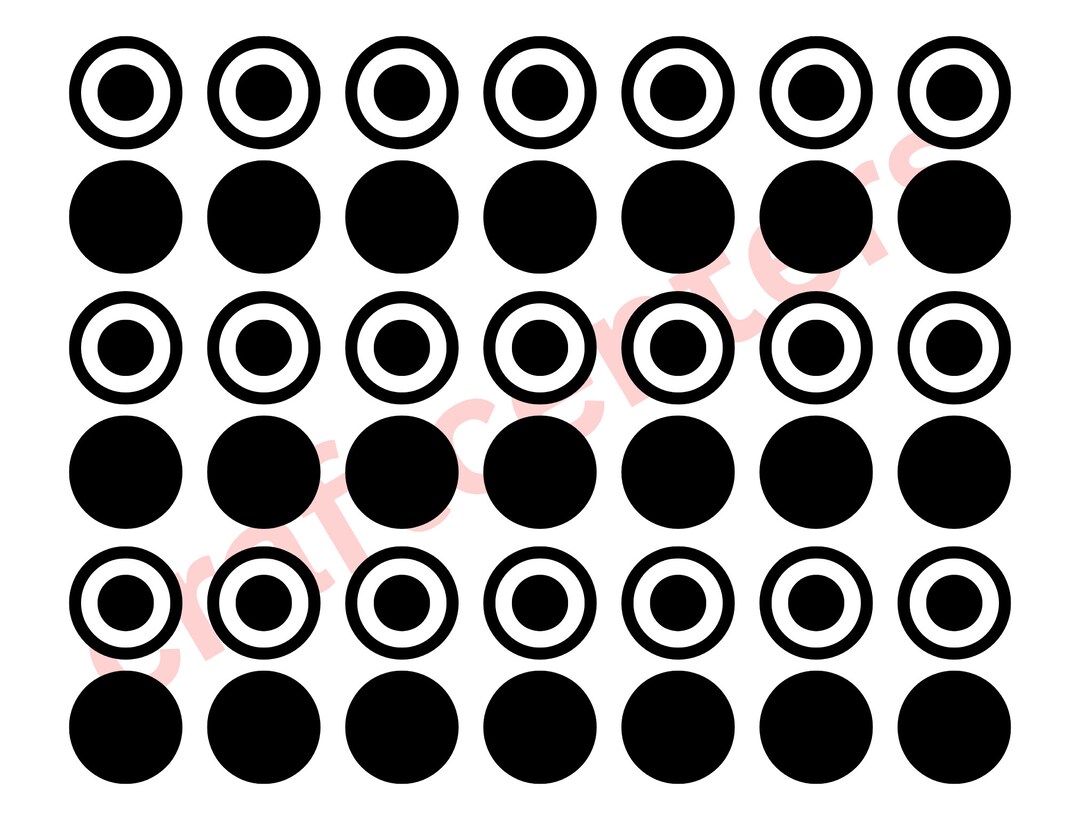 Circle Pattern Svg Png Jpg Pdf Seamless Geometric Background for ...