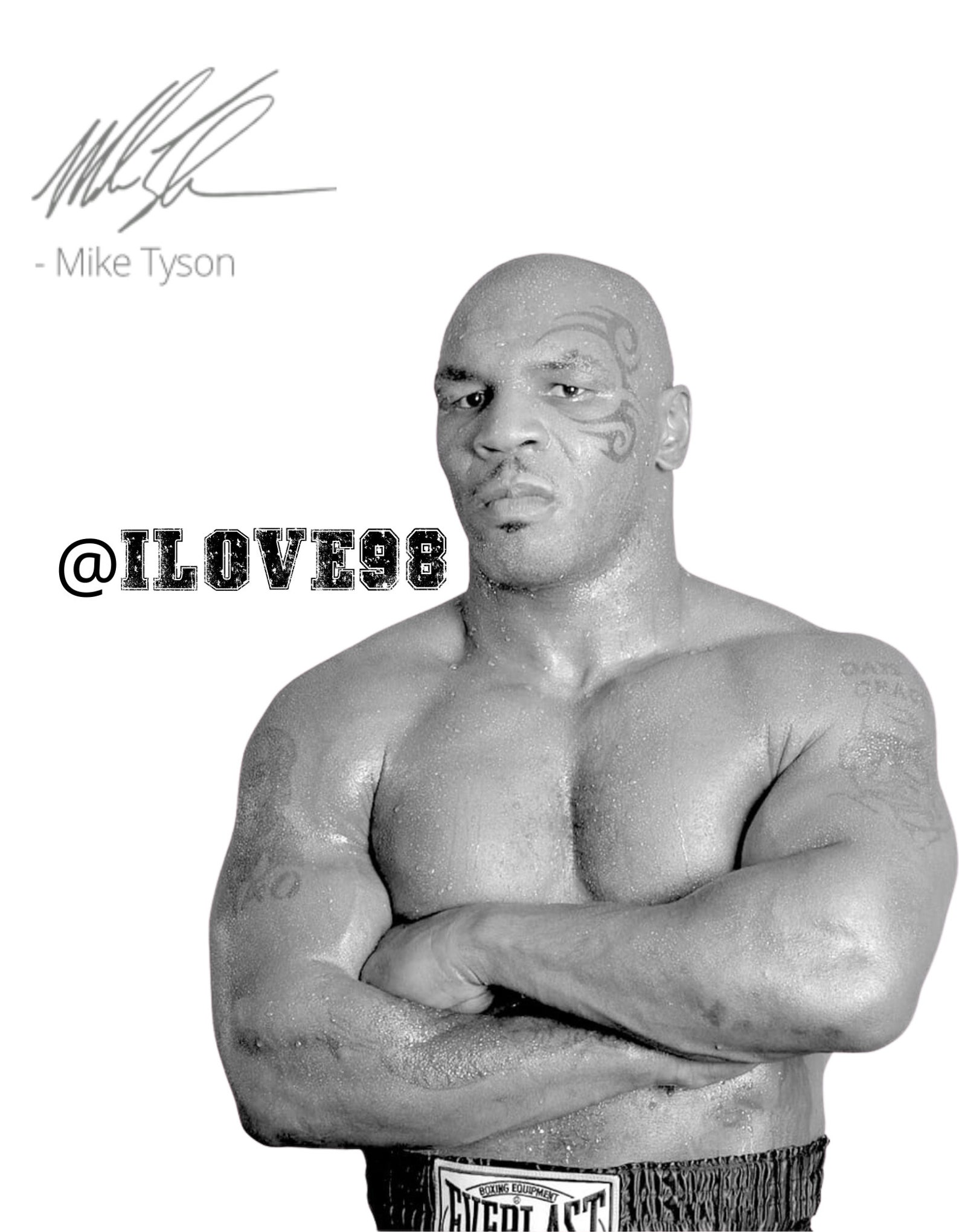 Mike Tyson Digital Print Download for Wallpapers,posters,etc Streetwear ...