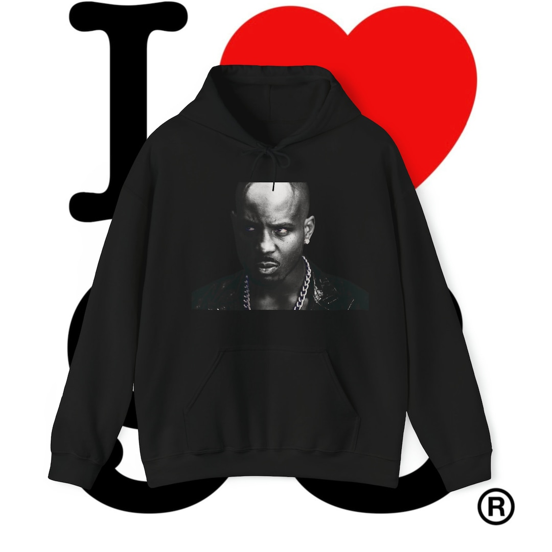 Dmx B/W Vintage Hoodie, Rap Music Hoodie, Old School Hoodie, Hip Hop ...