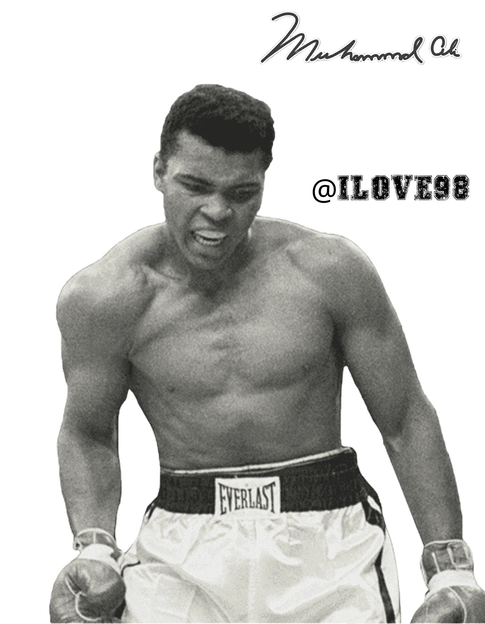 Muhammad Ali Digital Print for Posters, Wallpapers, T-shirt, ETC - Etsy