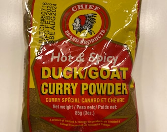 Chief Hot & Spicy Duck/goat Curry Powder 85g 3oz - Etsy