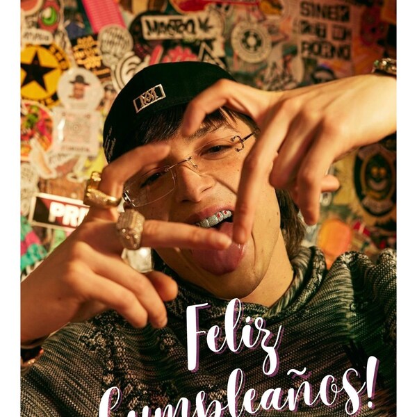 Peso Pluma Birthday Card - Etsy
