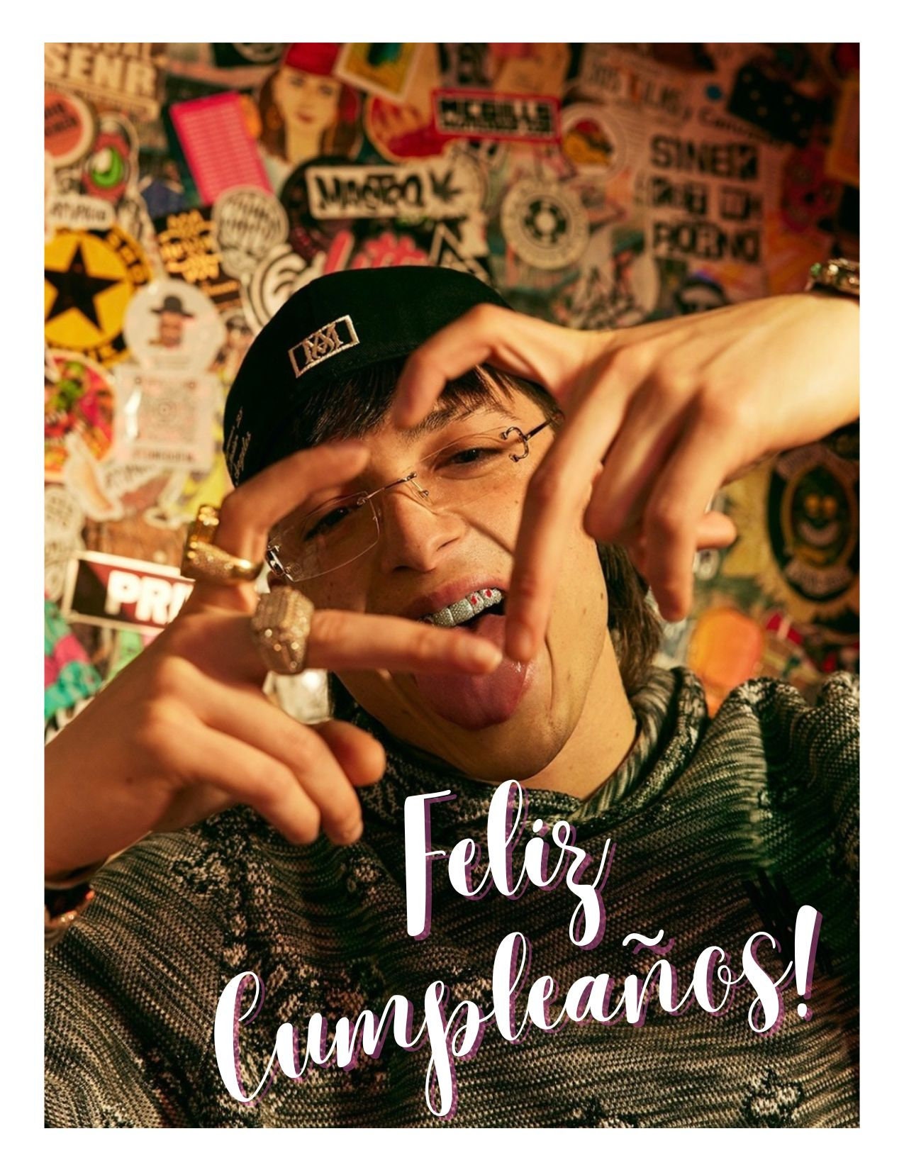 Peso Pluma Birthday Card - Etsy