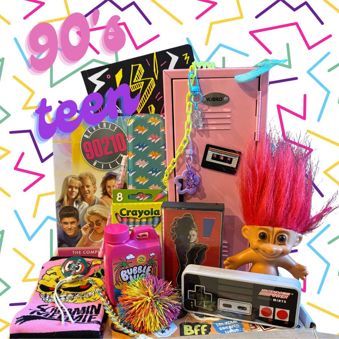 90s Teen Nostalgia Box * Locker INCLUDED * Memorabilia Gift Box - Etsy