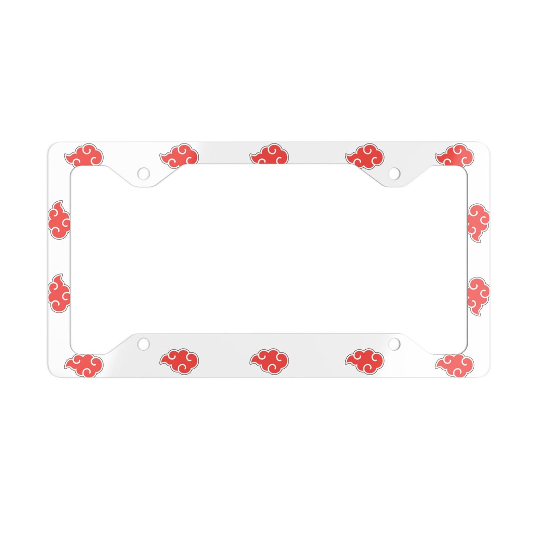 Akatsuki Cloud License Plate Frame White - Etsy