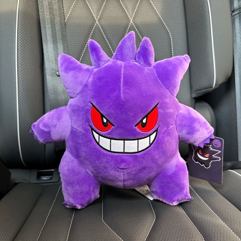 Pokemon Gengar Plushie, Soft Cartoon Plush Doll, Pokémon Cute Plush Toy ...