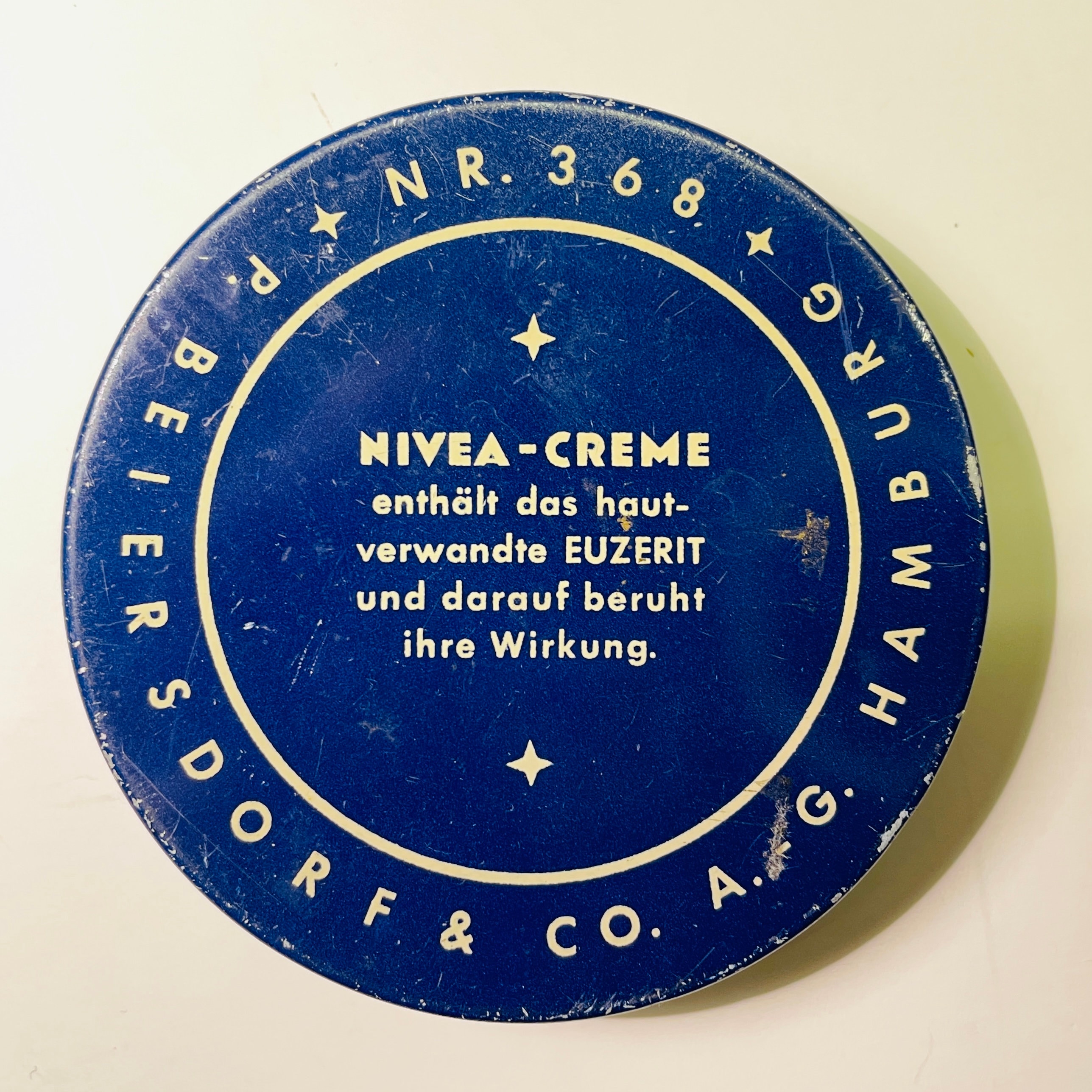 1930s Old NIVEA CREME TIN Storage Container No368 Nivea Creme - Etsy