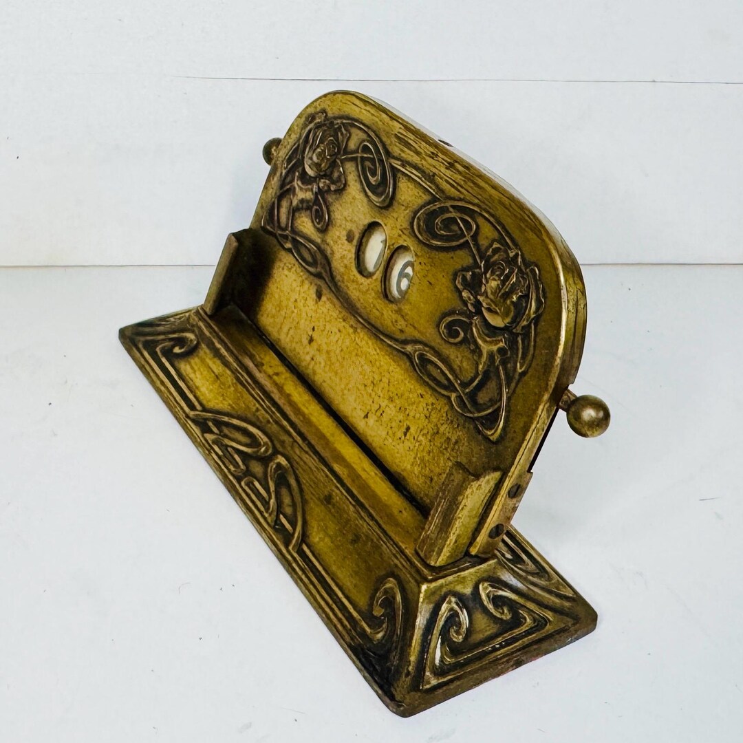 Vintage Perpetual Calendar Brass Desk Calendar Old Perpetual Calendar ...
