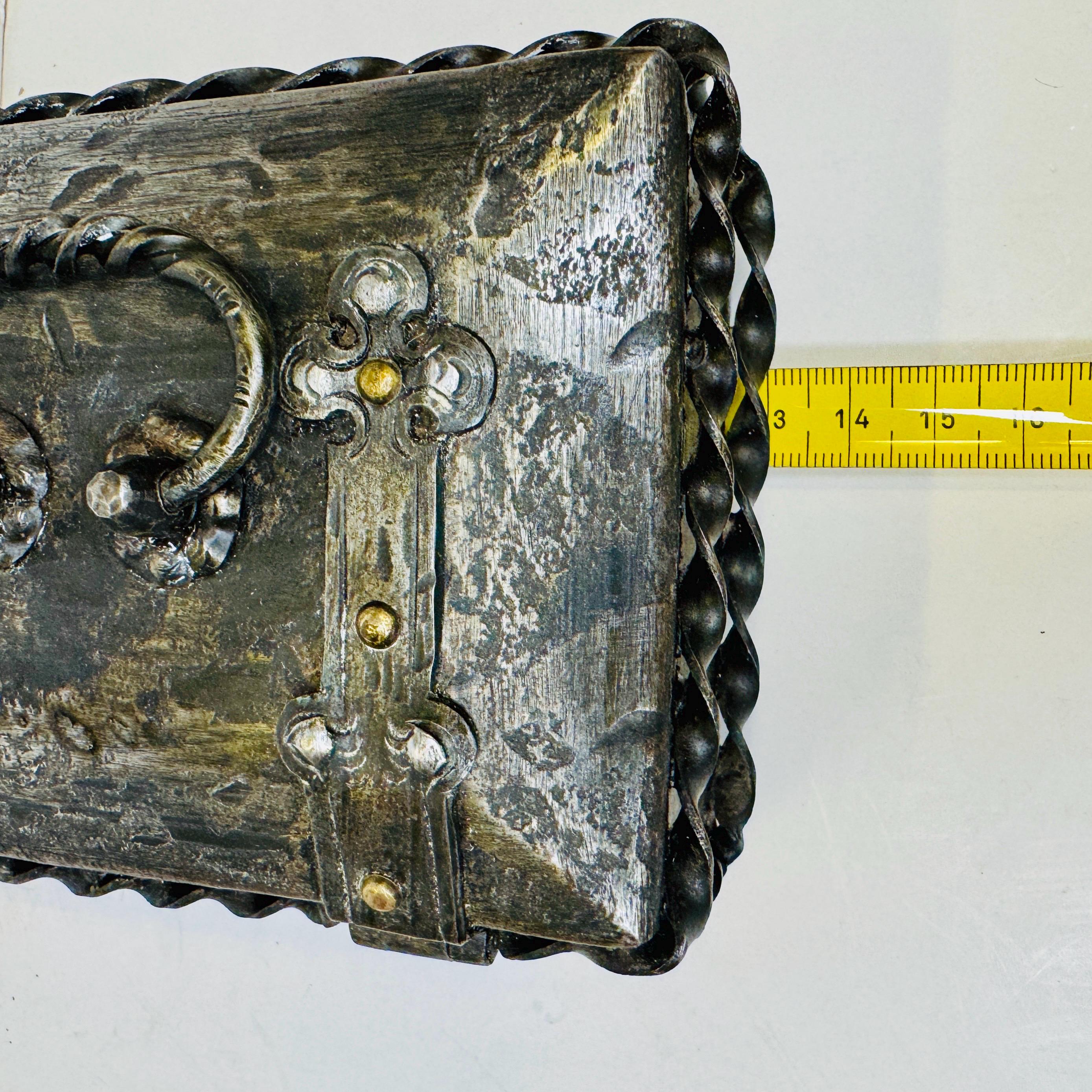 Vintage Metal Jewelry Box, Handcrafted Jewellery Organiser - Etsy