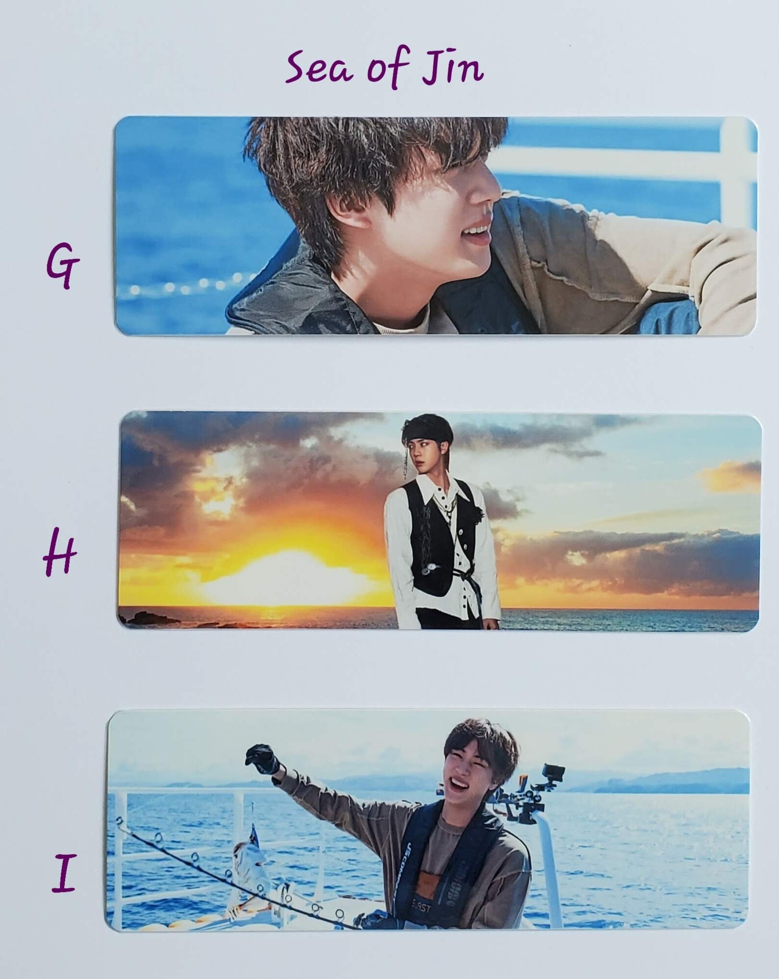 Sea of Jin Photo-folio Bookmarks - Etsy