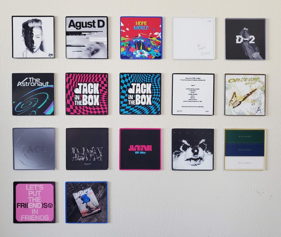 BTS Solo Album Cover Magnets - Etsy Portugal